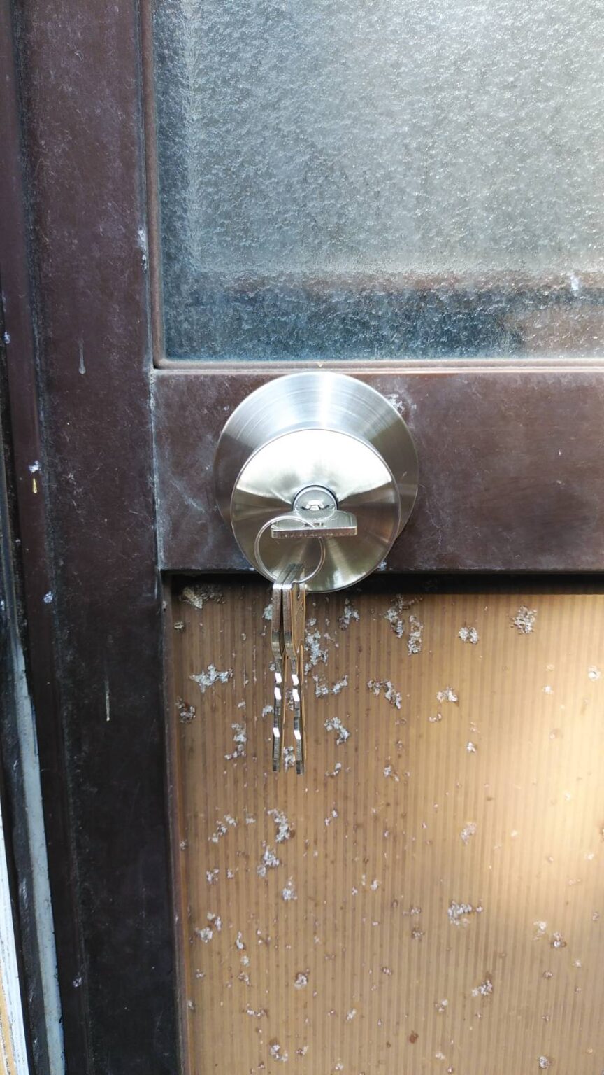 1407.円筒錠交換作業T183 | ㈱防犯システム 事例紹介